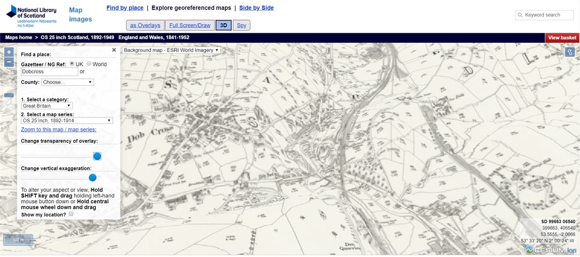 Old maps - Saddleworth